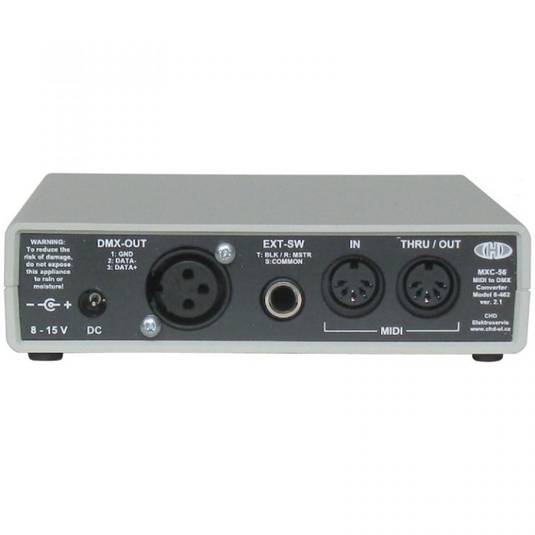 MXC-56: MIDI to DMX-512 Converter – CHD Elektroservis