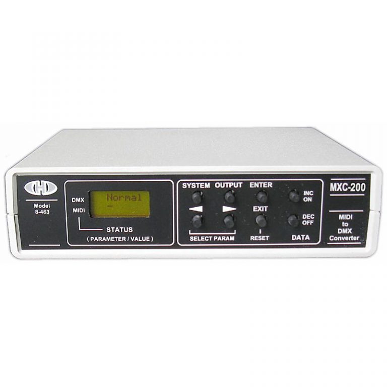 MXC-200: MIDI to DMX-512 Converter – CHD Elektroservis